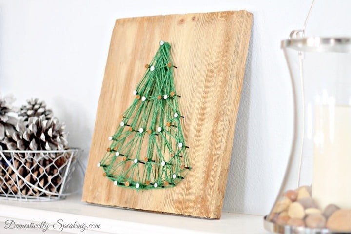 String Art Christmas Tree - Domestically Designed