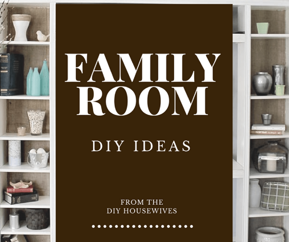 Family Room DIY Ideas - Domestically Designed