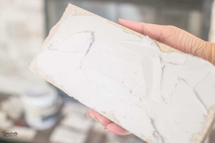 Gorgeous DIY Faux Stone Fireplace Makeover - Domestically Designed