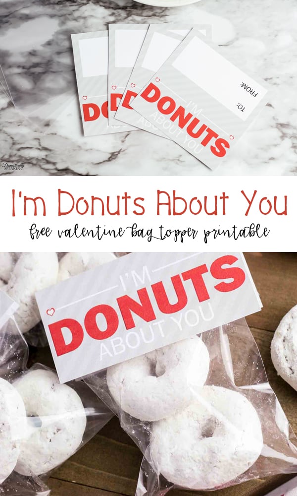 Donut Valentine Printables - Domestically Designed