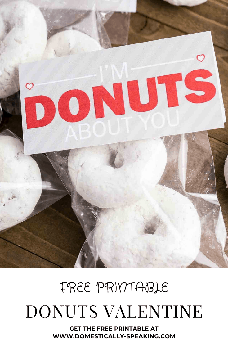 Donut Valentine Printables - Domestically Designed