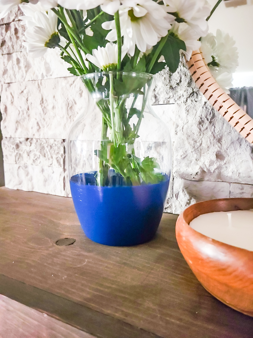 DIY Color Block Vase - Domestically Designed